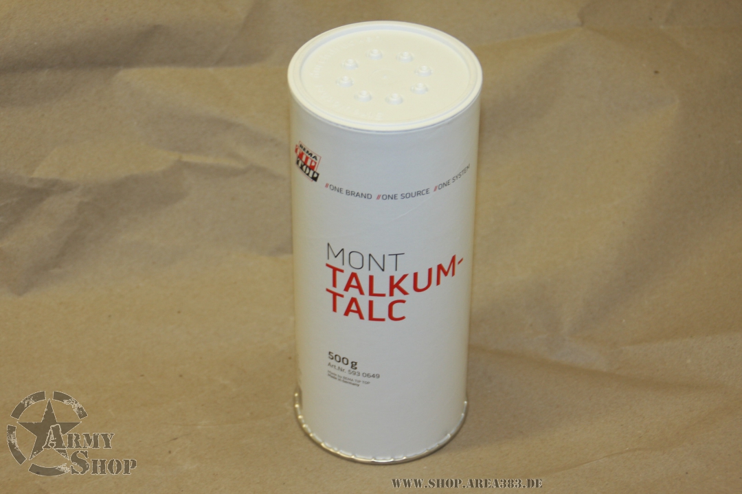 1 Dose Talkum 500g Streudose Talc Talcum - us-army-military-shop