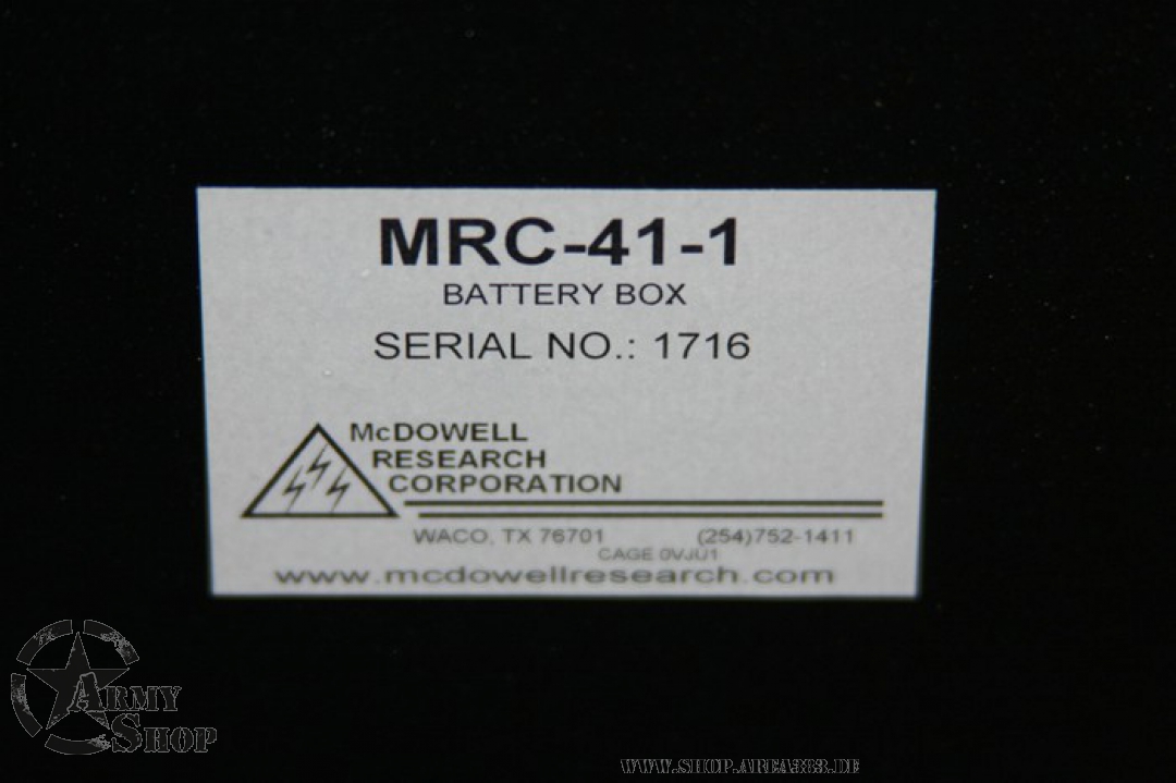 US Army Battery Box MRC-41-1 Aluminium - us-army-military-shop