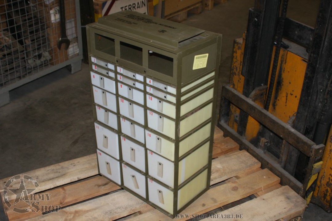 Cabinet, Medical Instrument/Supply Chest - us-army-military-shop