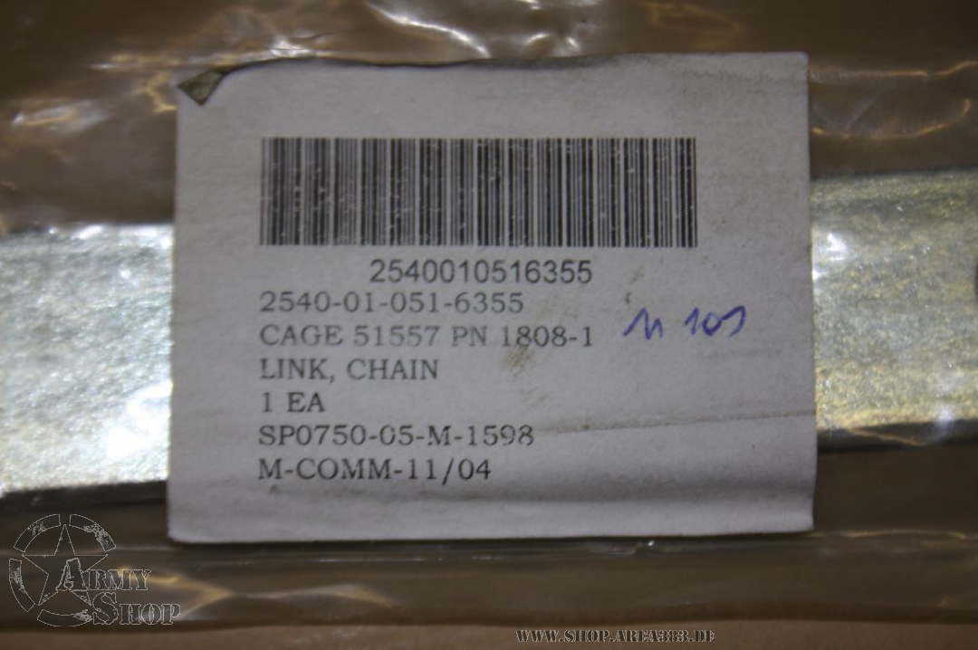 M101 Trailer LINK, CHAIN - us-army-military-shop