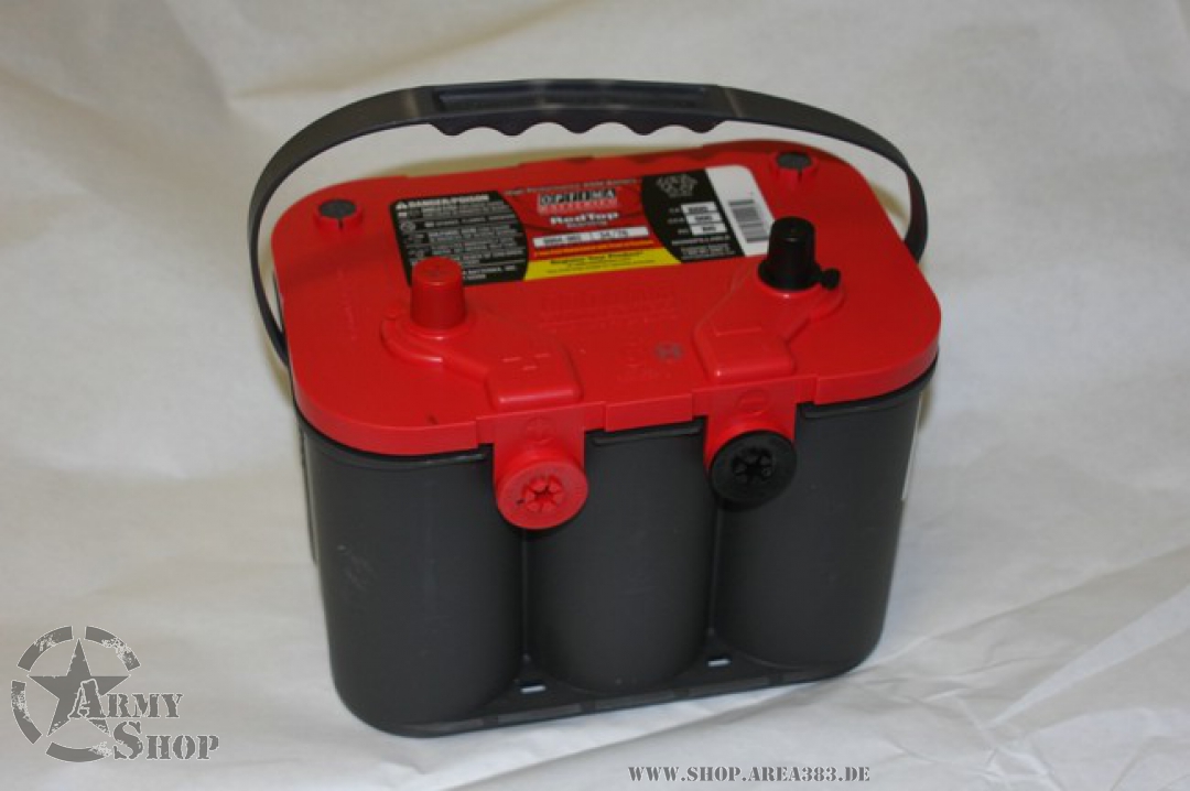 Optima ® Batterie Redtop RT U 4,2 / Red Top 50 Ah D31M - us-army ...