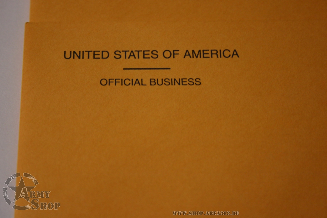 US ARMY envelopes OFFICIAL BUSINESS - us-army-military-shop